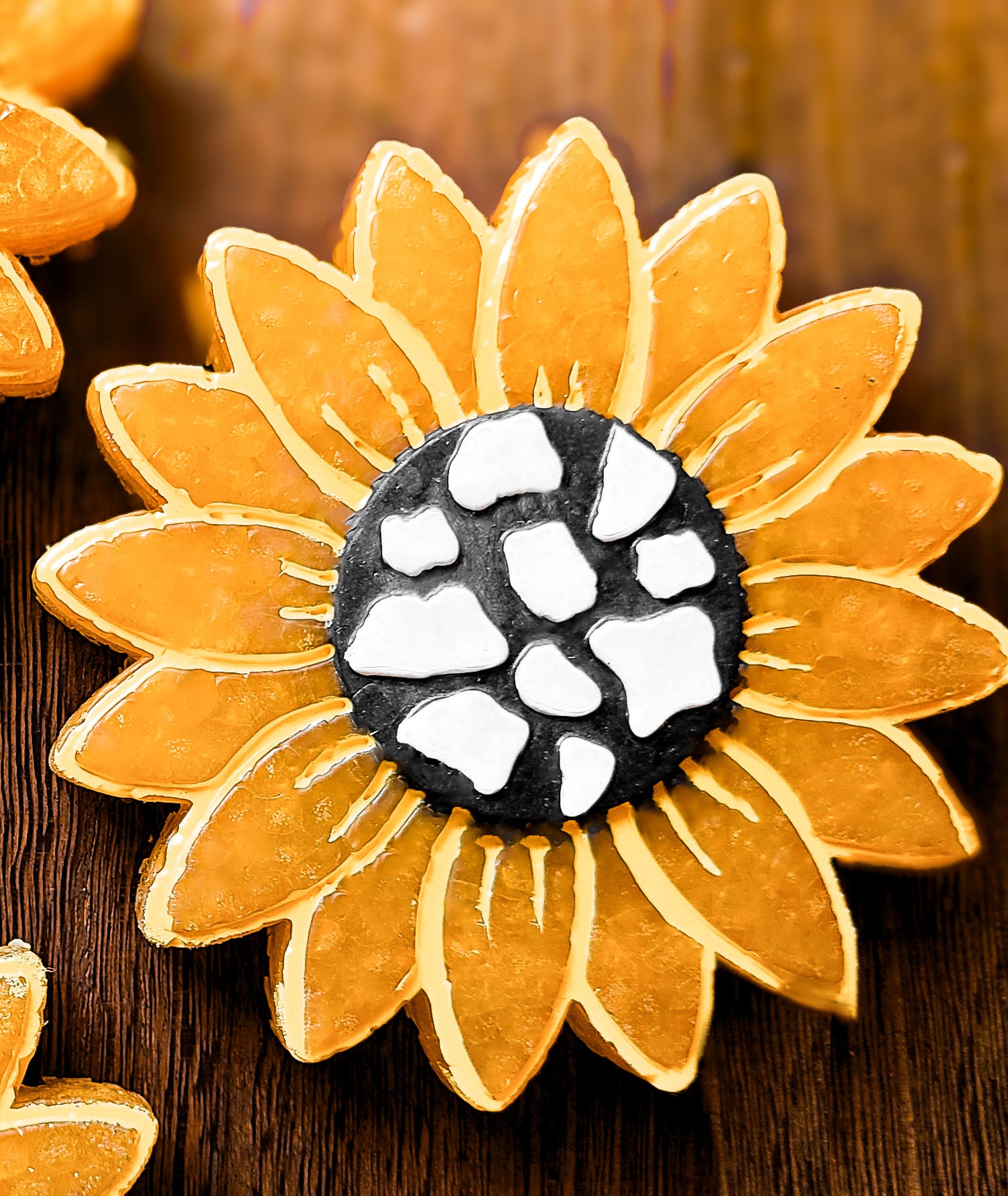 Cow Print Sunflower | New Dysart Goods Co.